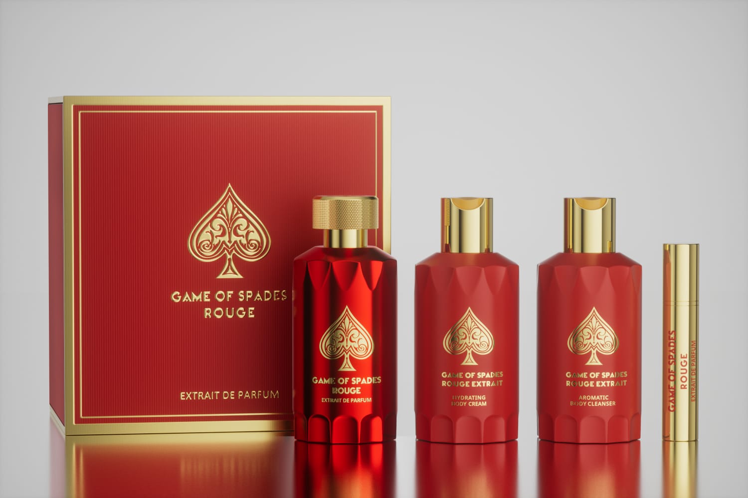 Gift Set Game Of Spades Rouge Extrait 4 pcs – Jo Milano Paris
