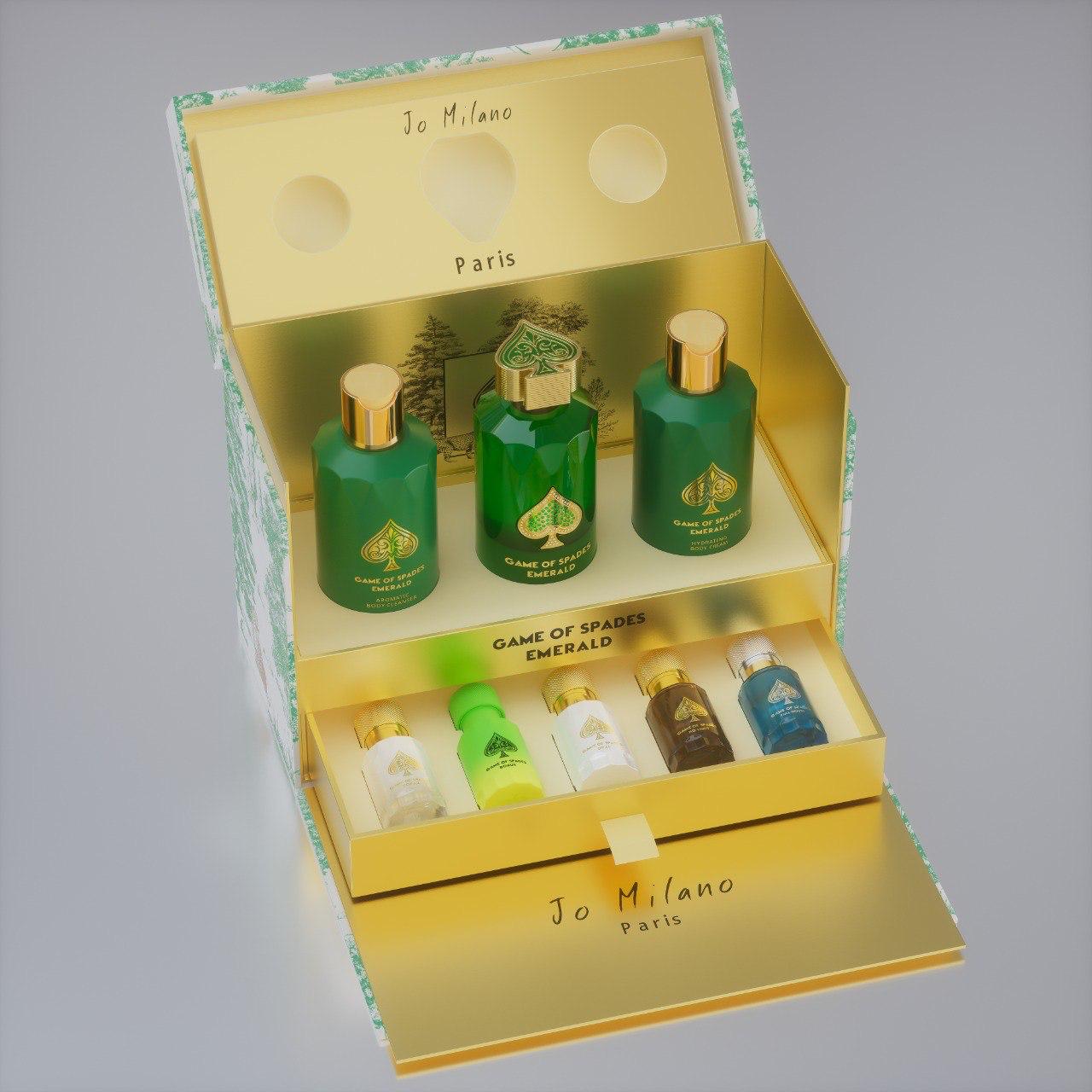 Gift Set Game Of Spades Emerald 8 pcs – Jo Milano Paris